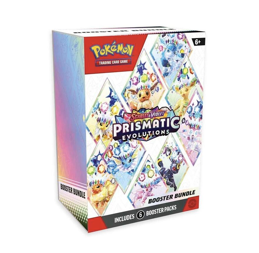 Pokemon TCG: Prismatic Evolutions - Booster Bundle (6 Packs)