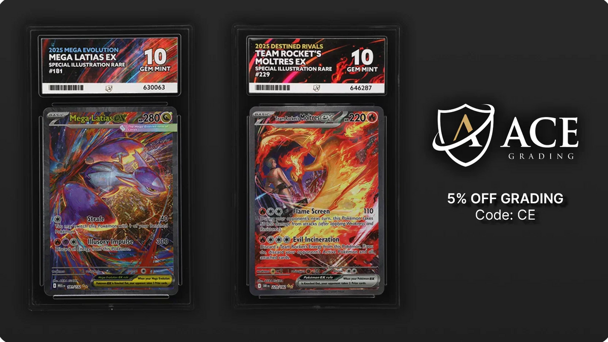 Ace Grading Discount Code (5% Off) – Use Code CE – Collectors Edge Ltd