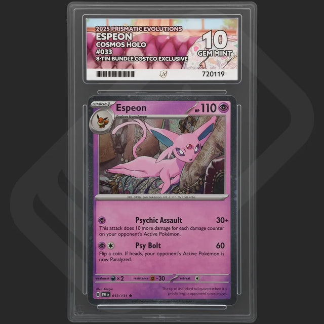 Pokemon - Prismatic Evolutions - Espeon - 033/131 - Ace Grading - Grad