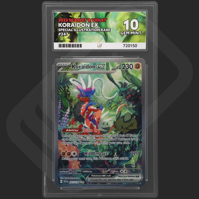 Pokemon - Scarlet & Violet - Koraidon ex - 247/198 - Ace Grading - Gra