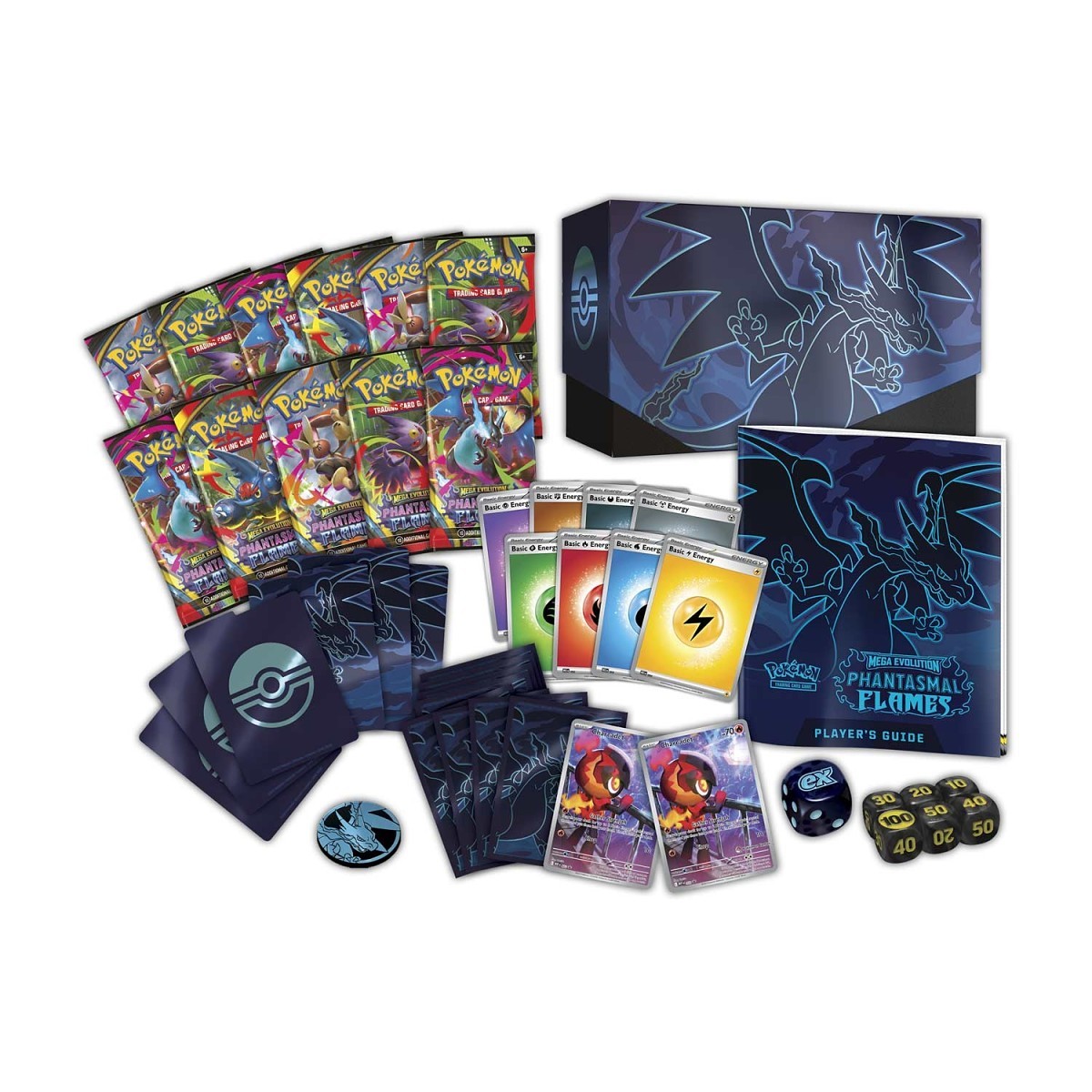 Pokemon TCG: Phantasmal Flames - Elite Trainer Box (Pokemon Centre Edi ...