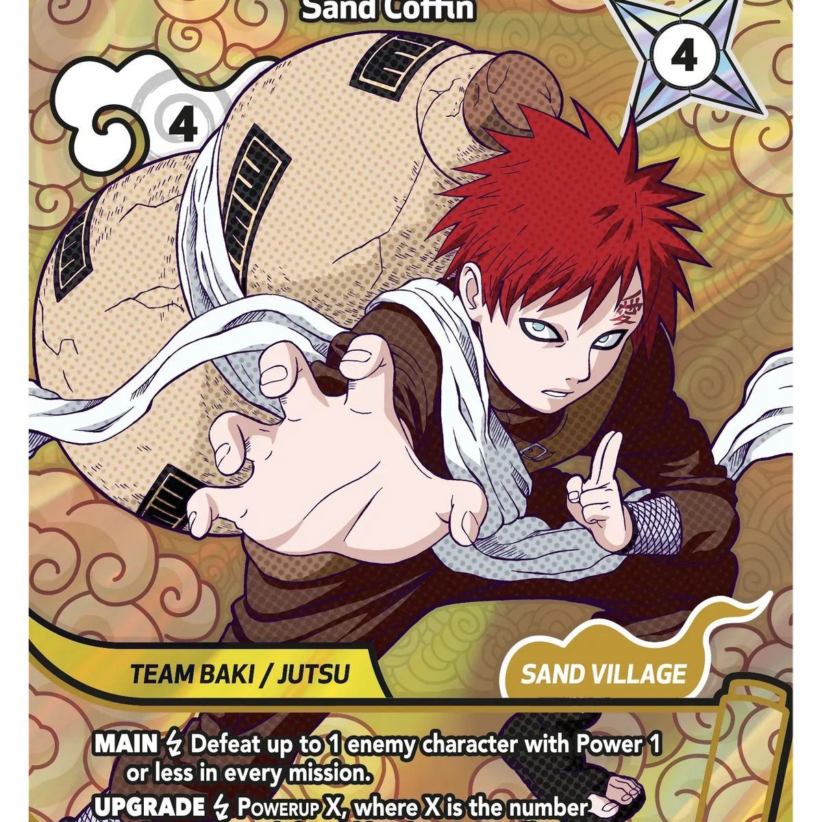 Gaara - Sand Coffin 120/130 Standard - Naruto Mythos Set 01 ...