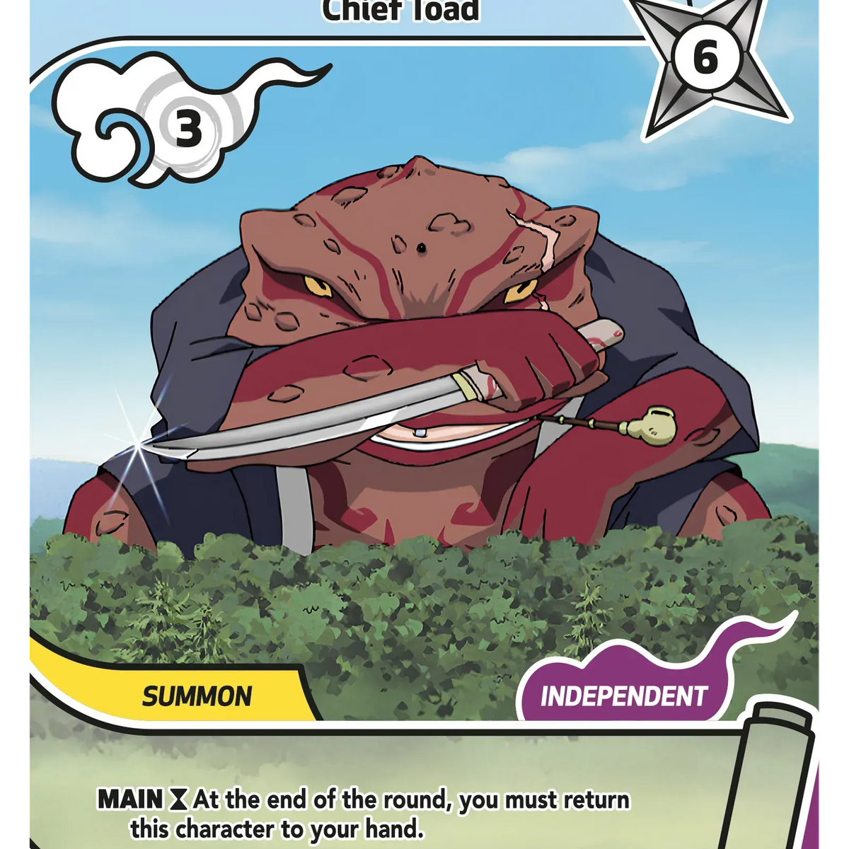 Gamabunta - Chief Toad 094/130 Full Art - Naruto Mythos Set 01 ...