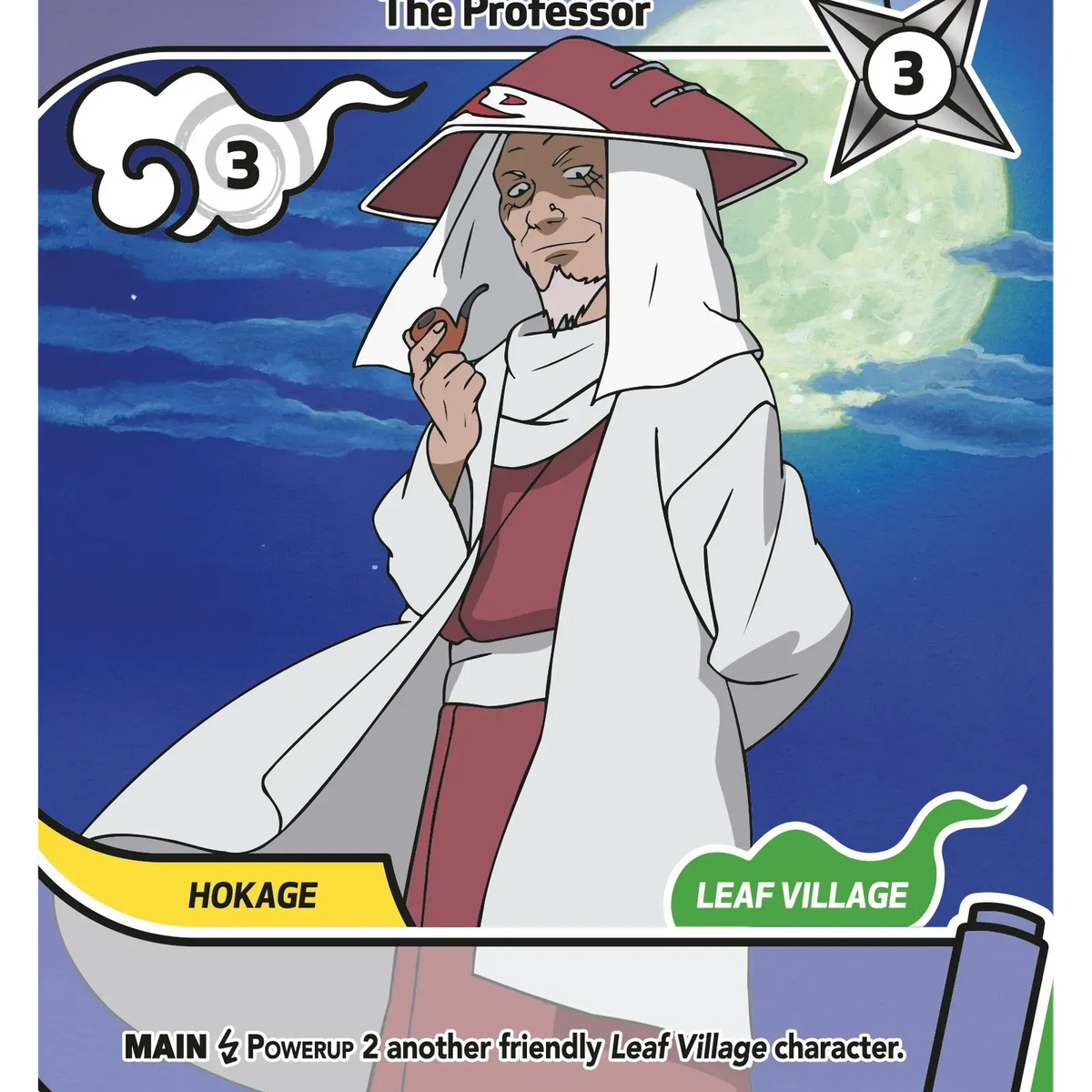 Hiruzen Sarutobi - The Professor 001/130 Full Art Naruto Mythos ...