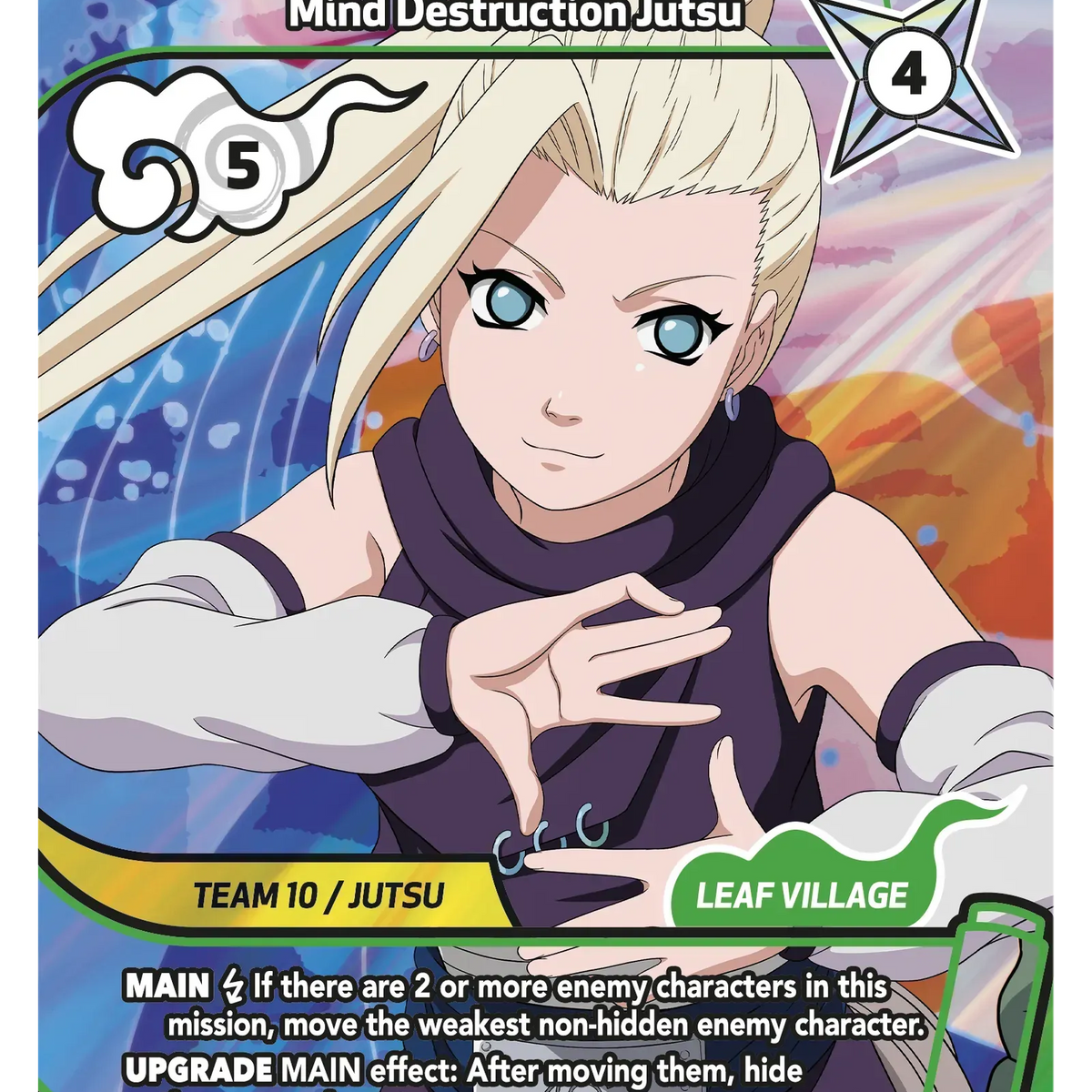 Ino Yamanaka - Mind Destruction Jutsu 110/130 Standard Naruto Mythos ...