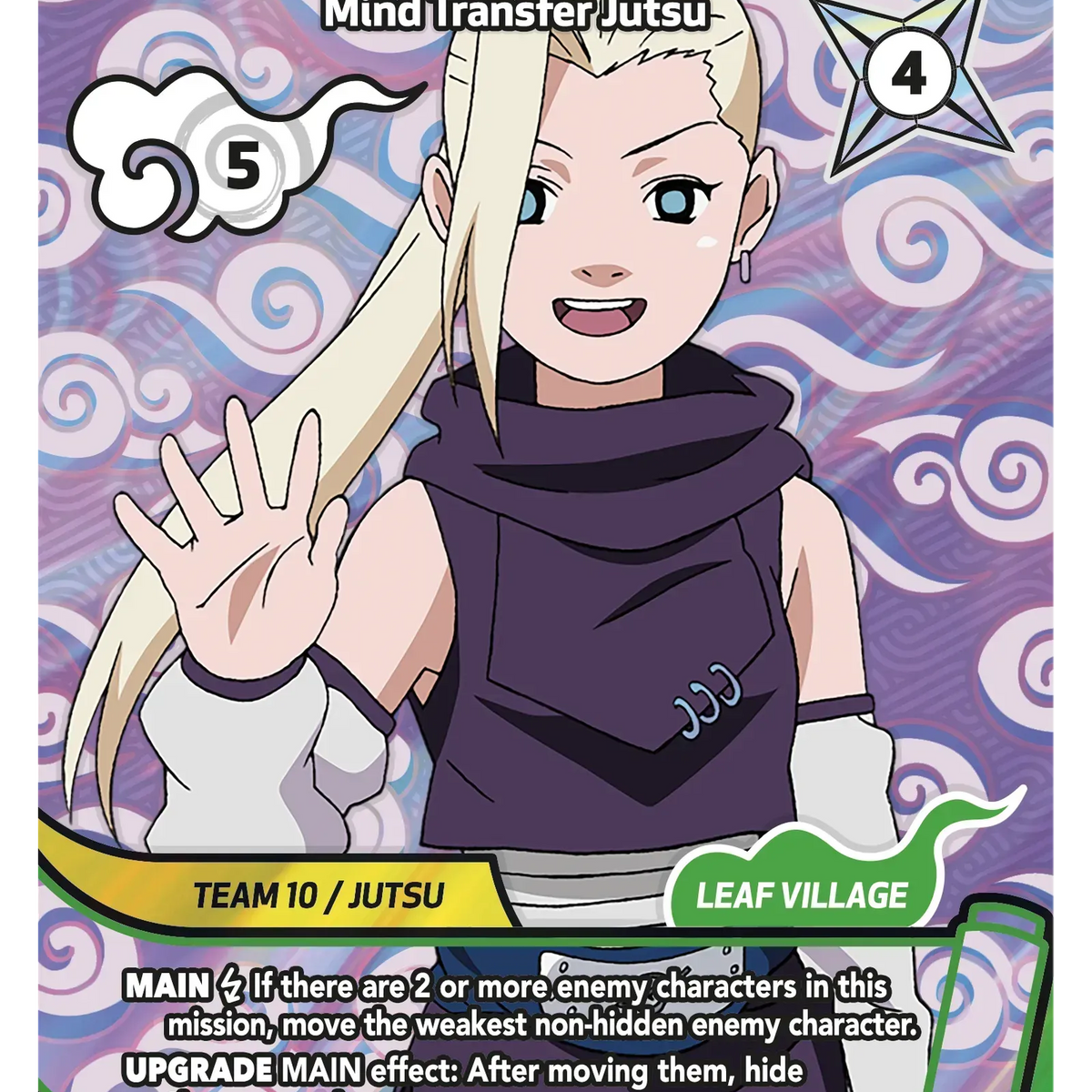Ino Yamanaka - Mind Transfer Jutsu 110/130 Standard Naruto Mythos ...