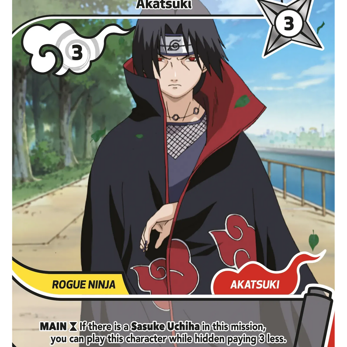 Itachi Uchiha - Akatsuki Investigator 090/130 Full Art Naruto Mythos ...