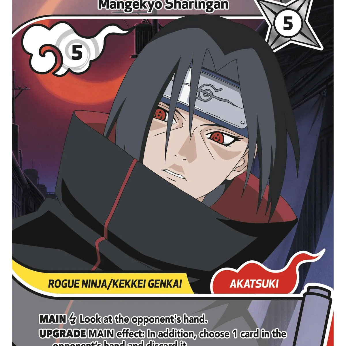 Itachi Uchiha - Mangekyo Sharingan 091/130 Full Art Naruto Mythos ...