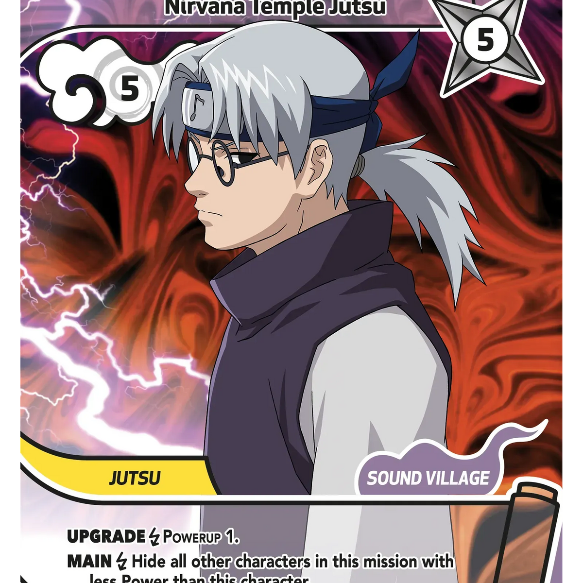 Kabuto Yakushi - Nirvana Temple Jutsu 054/130 Full Art Naruto Mythos ...