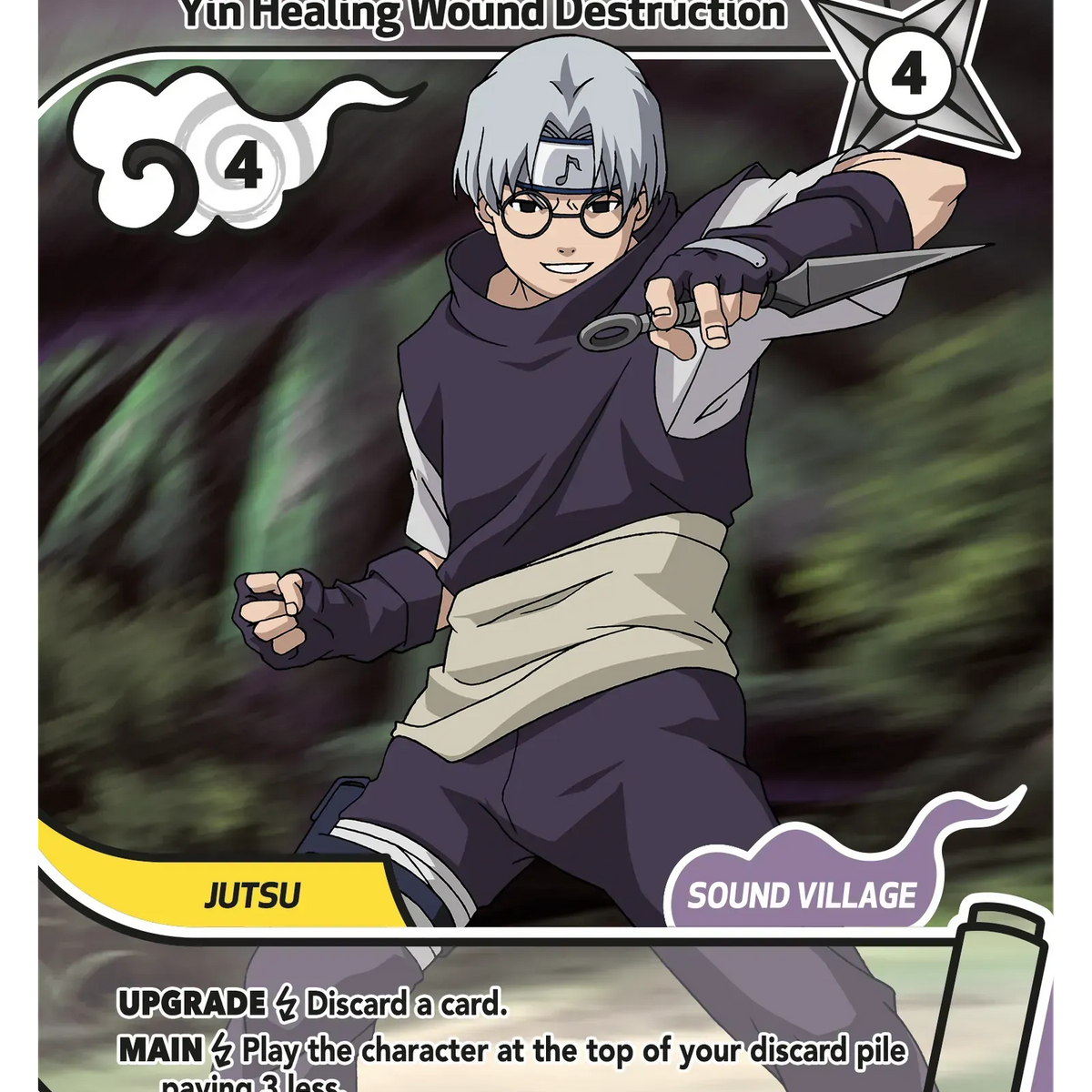 Kabuto Yakushi - Yin Healing Wound Destruction 053/130 Full Art Naruto ...