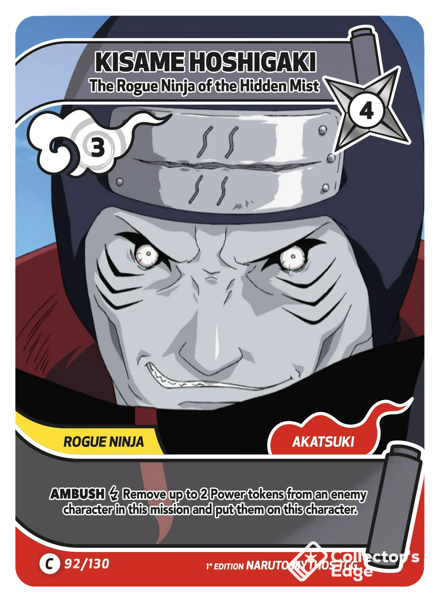 Kisame Hoshigaki - Rogue Ninja of the Hidden Mist 092/130 Full Art ...
