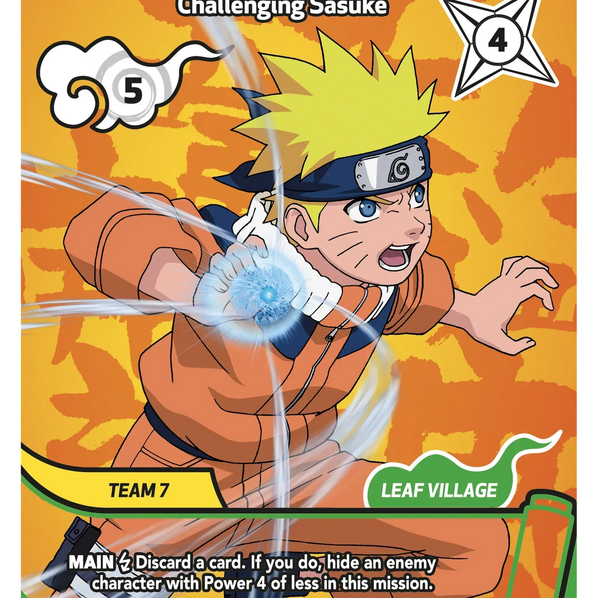 Naruto Uzumaki - Challenging Sasuke 141/130 Standard Naruto Mythos ...