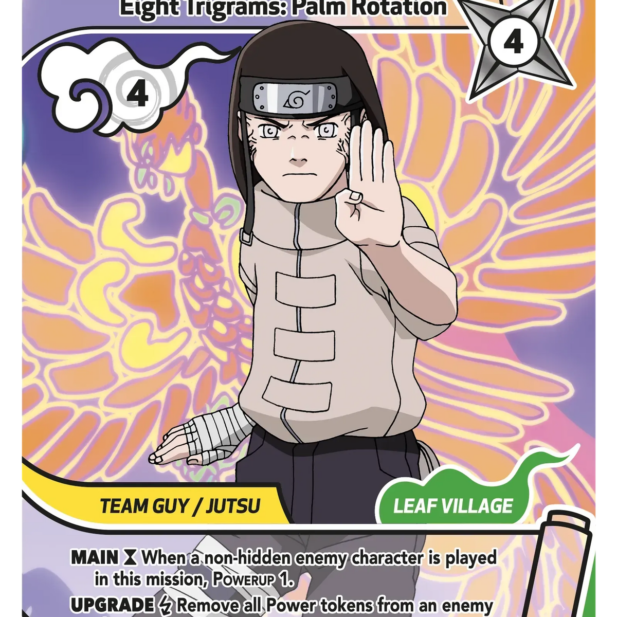 Neji Hyuga - Eight Trigrams: Palm Rotation 037/130 Full Art Naruto ...