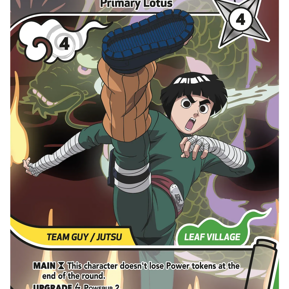 Rock Lee - Primary Lotus 039/130 Full Art - Naruto Mythos Set 01 ...