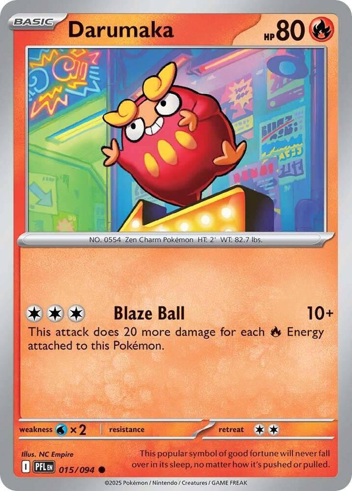 Pokemon - Phantasmal Flames - Darumaka - 015/094 – Collectors Edge Ltd