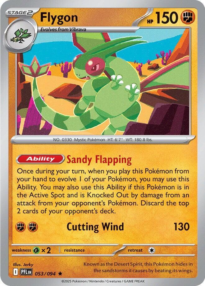 Pokemon - Phantasmal Flames - Flygon - 053/094 - Reverse Holofoil ...