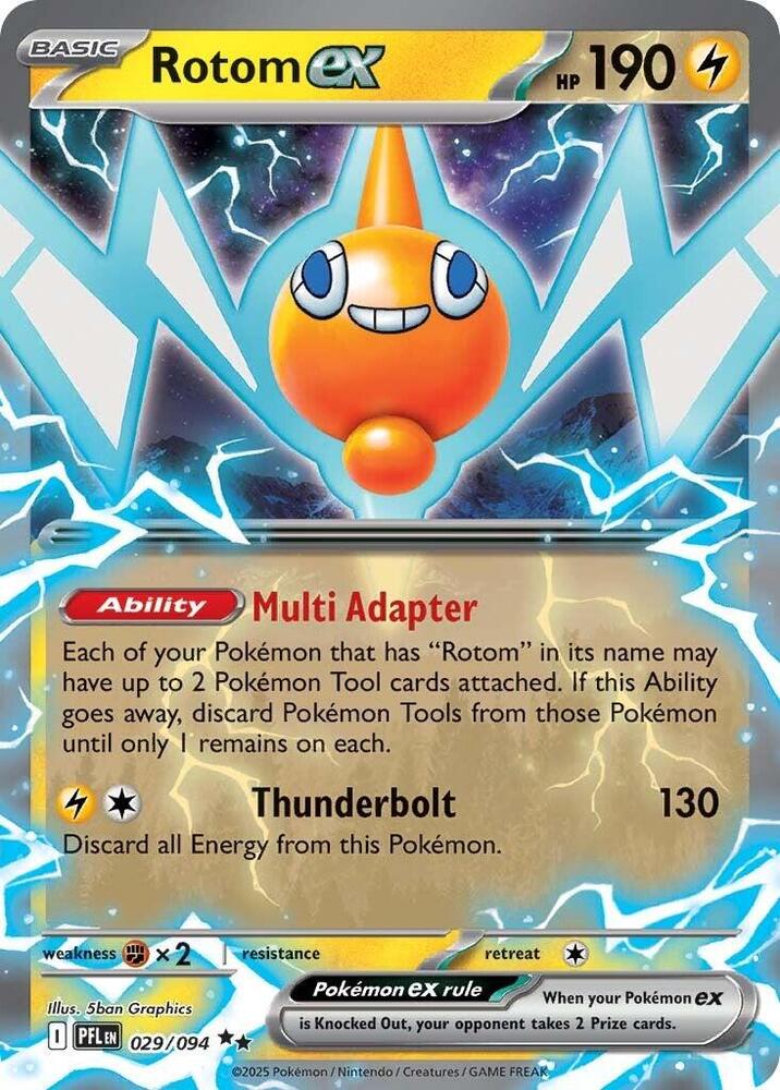 Pokemon - Phantasmal Flames - Rotom ex - 029/094 - Holofoil